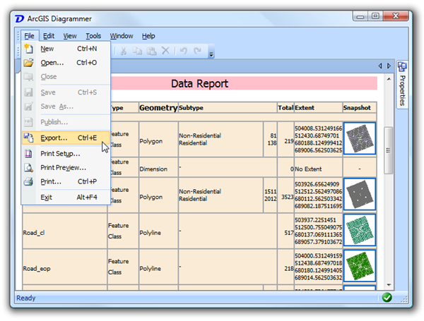 The Sandpit: How to create a data report with ArcGIS Diagrammer